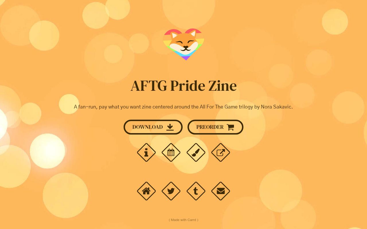 AFTG Pride Zine